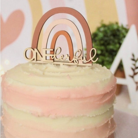 Other | Onederful Boho Cake Topper For First Birthday | Poshmark